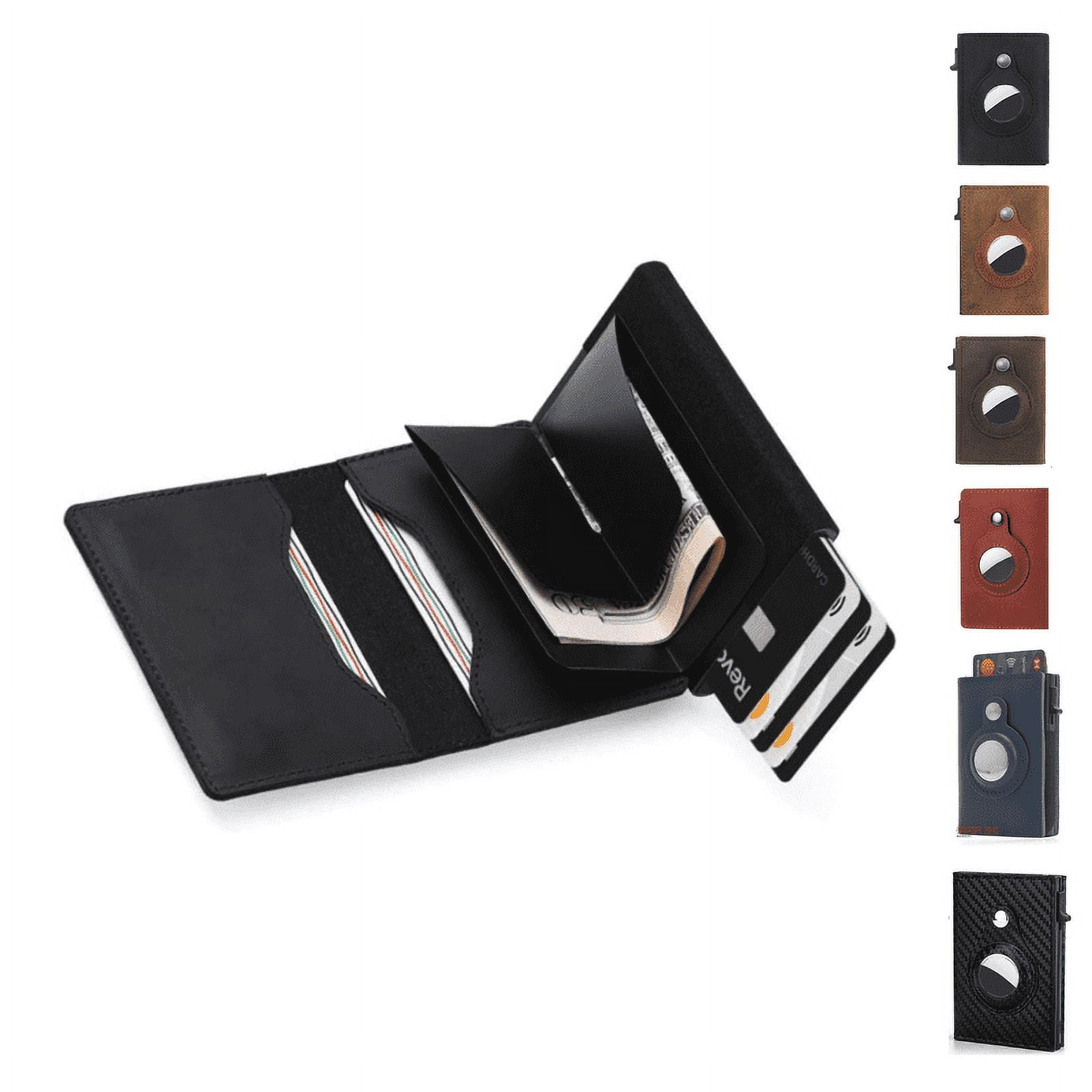 The Perfect Part Slim Leather Wallet with Airtag & Quick Card Access ...