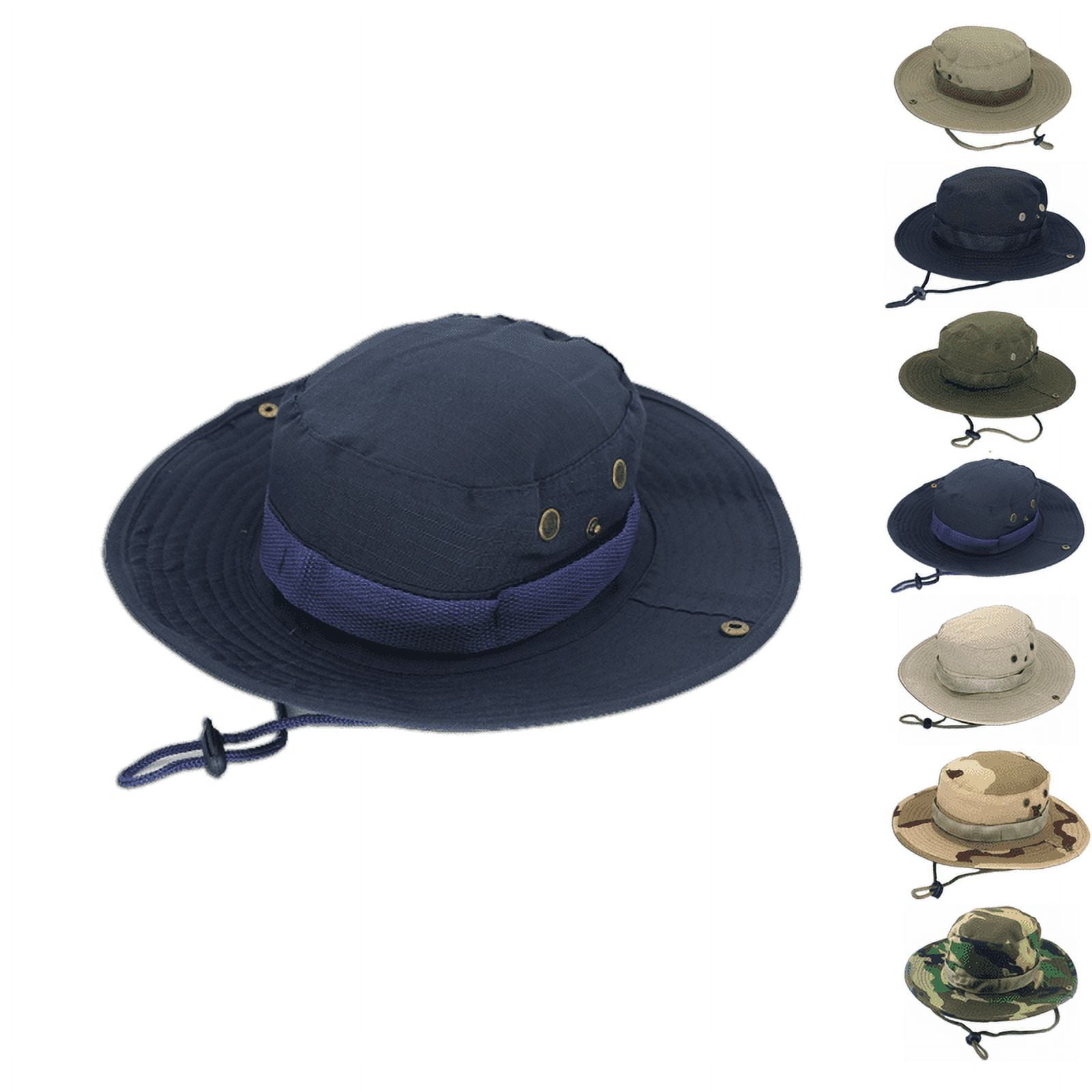 The Perfect Part Wide Brim Sun Hats with Adjustable Drawstring for Men ...
