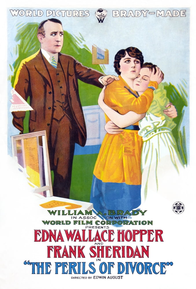The Perils Of Divorce Us Poster Art From Left: Frank Sheridan Edna ...