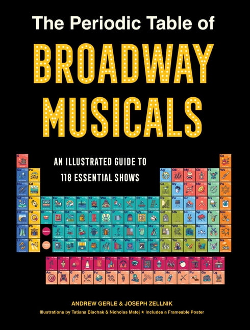 The Periodic Table of Broadway Musicals: An Illustrated Guide to 118 Essential Shows, (Hardcover ...