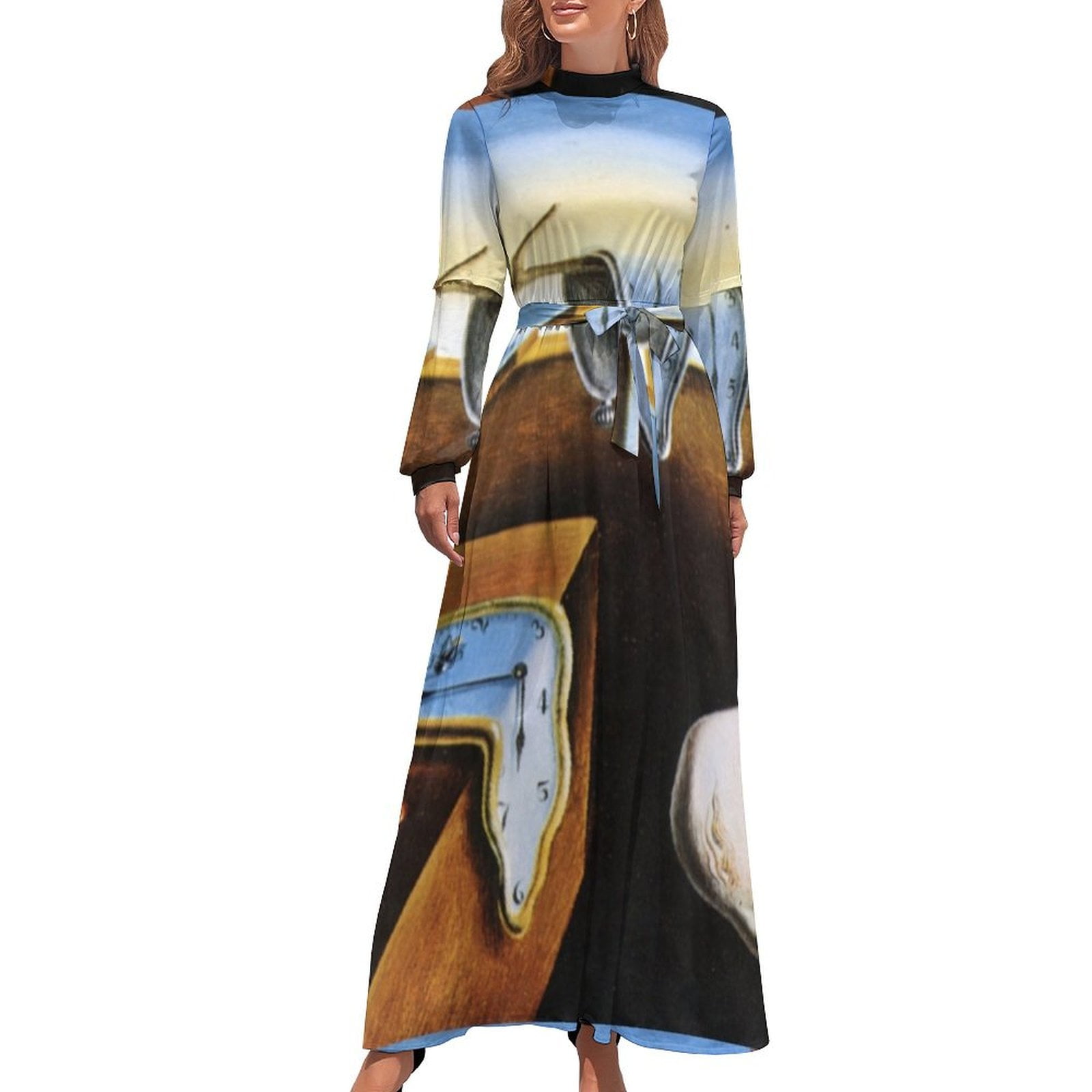 The Persistence of Memory Modernized Long Dress prom dress 2024 Dress ...