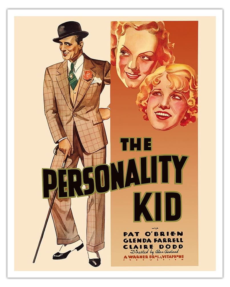 The Personality Kid - Starring Pat O'Brien and Claire Dodd - Vintage ...