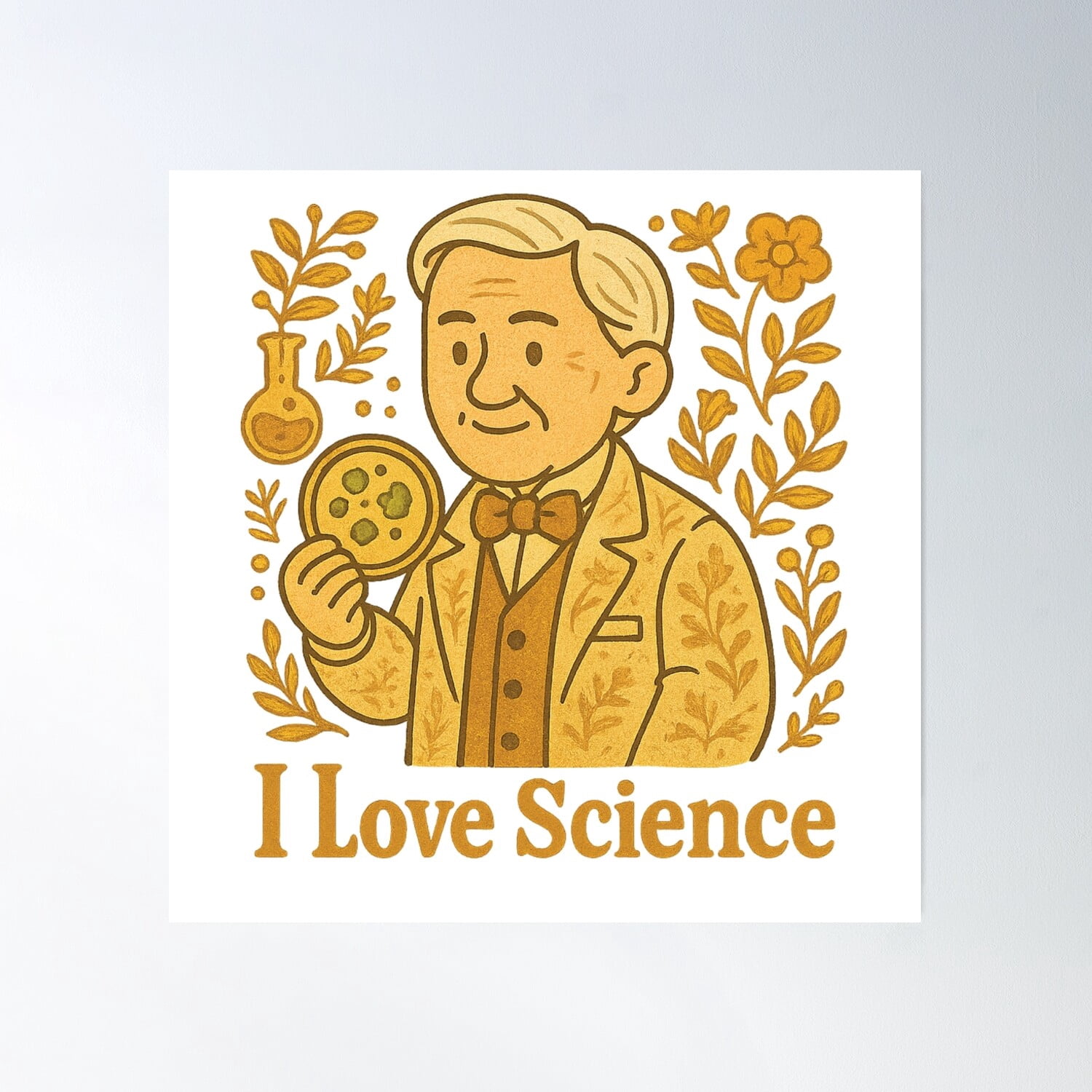 The Petri Pioneer Poster Wall Art, Modern Wall Decor, 16x16 UNFRAMED ...
