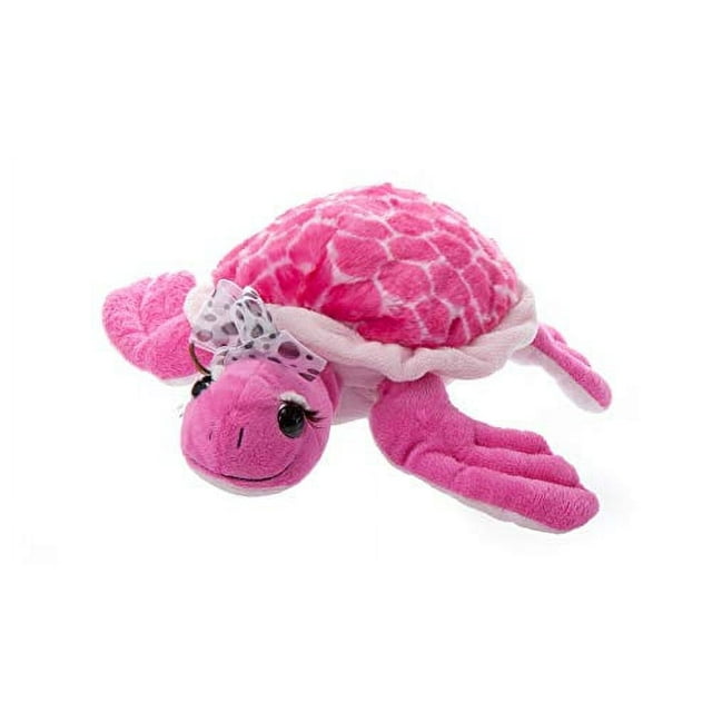 The Petting Zoo, Lash'z Pink Sea Turtle Stuffed Animal, Gifts for Girls ...