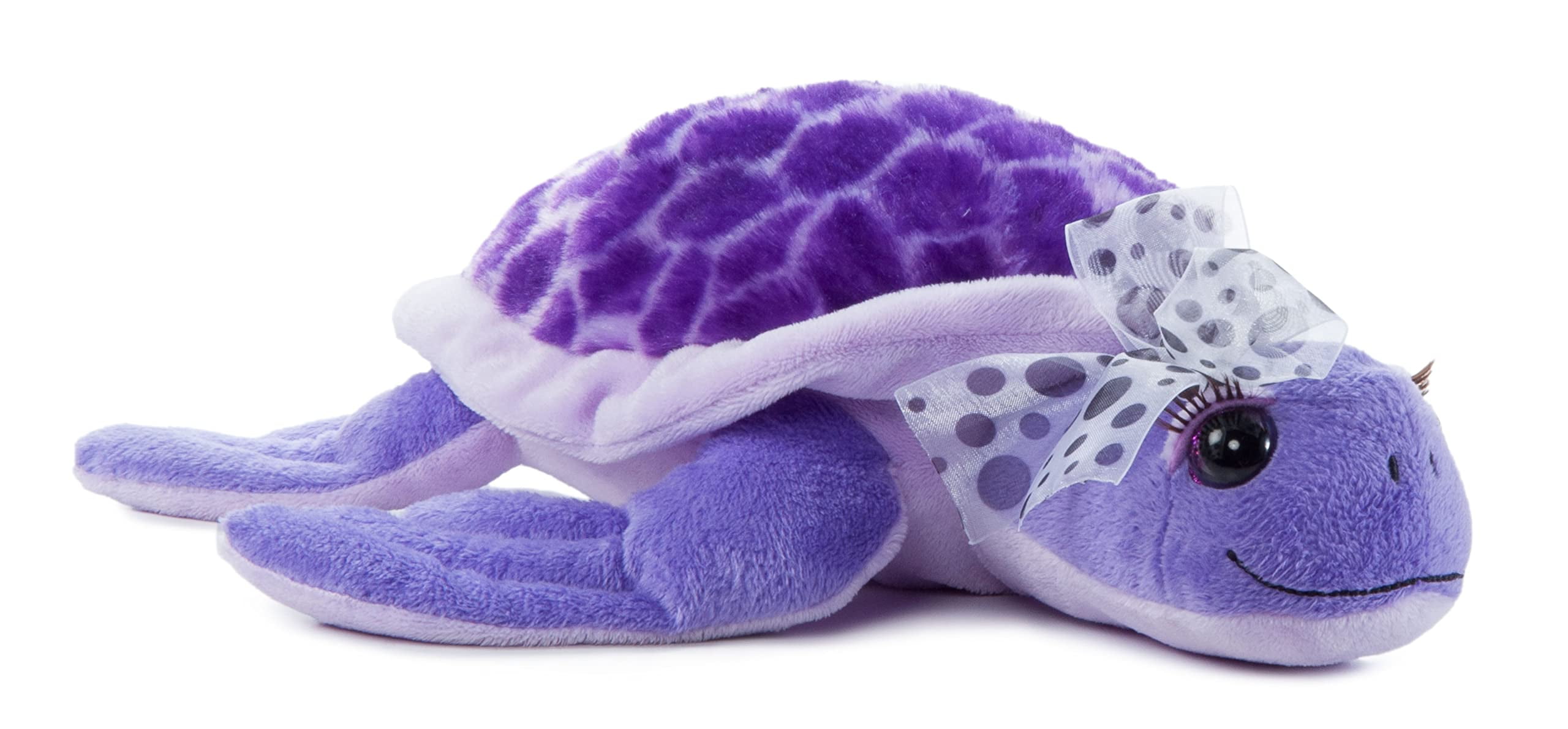 The Petting Zoo's Lash'z Purple Sea Turtle Stuffed Animal, Plush Toy 12 ...