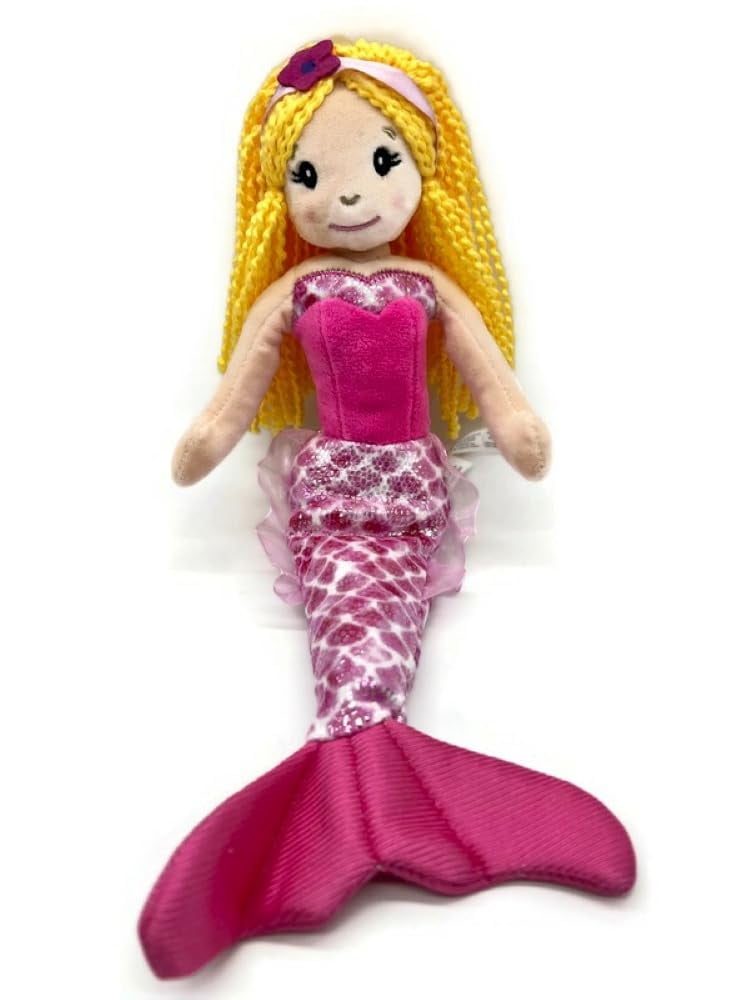 The Petting Zoo, Mermaid Doll, Mermaid Gifts for Girls, Plush Mermaid ...