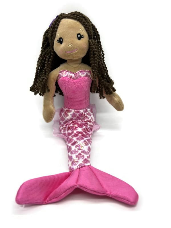 The Petting Zoo, Mermaid Doll, Mermaid Gifts for Girls, Plush Mermaid ...