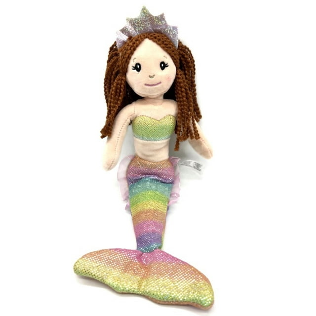 The Petting Zoo Mermaid Doll Plushie, Gifts for Girls, Ombrez Mermaid ...