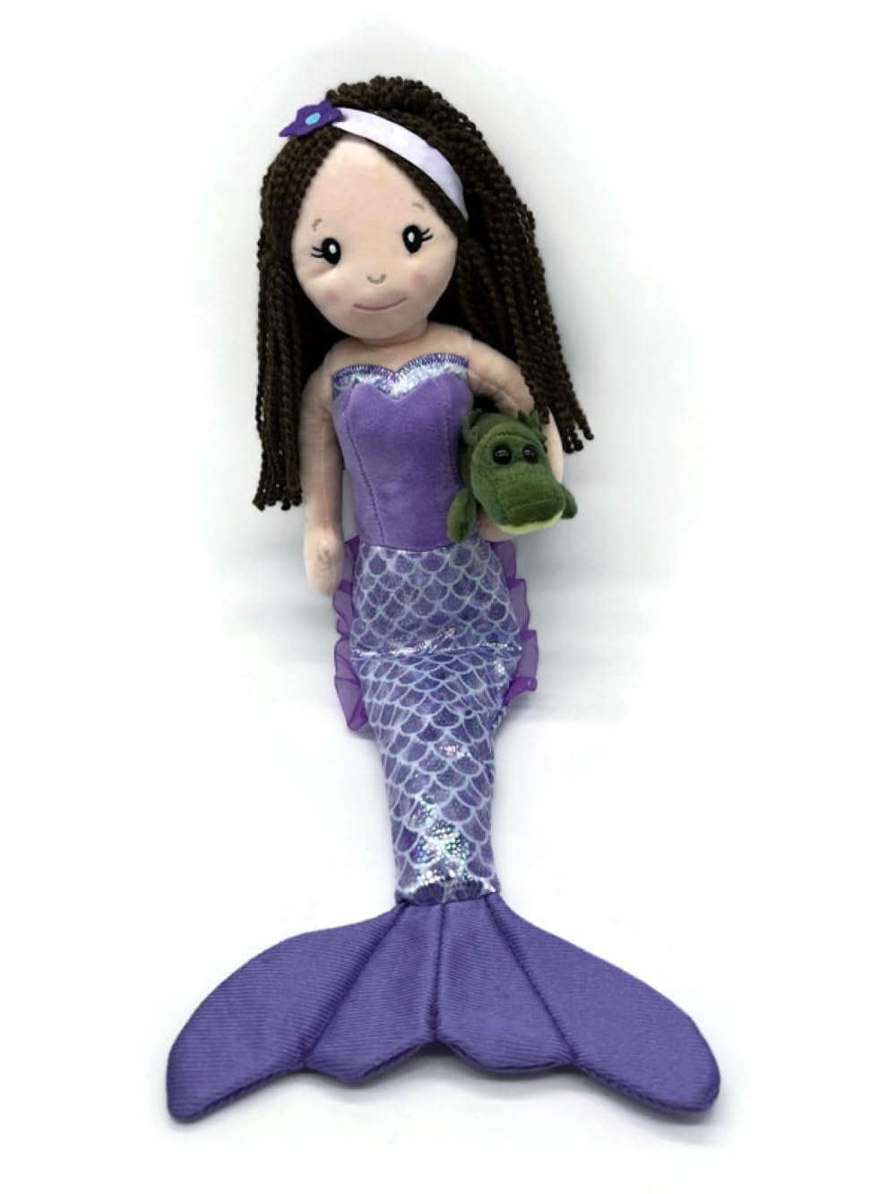 The Petting Zoo Mermaid Doll with Alligator Stuffed Animal- Great Gifts ...