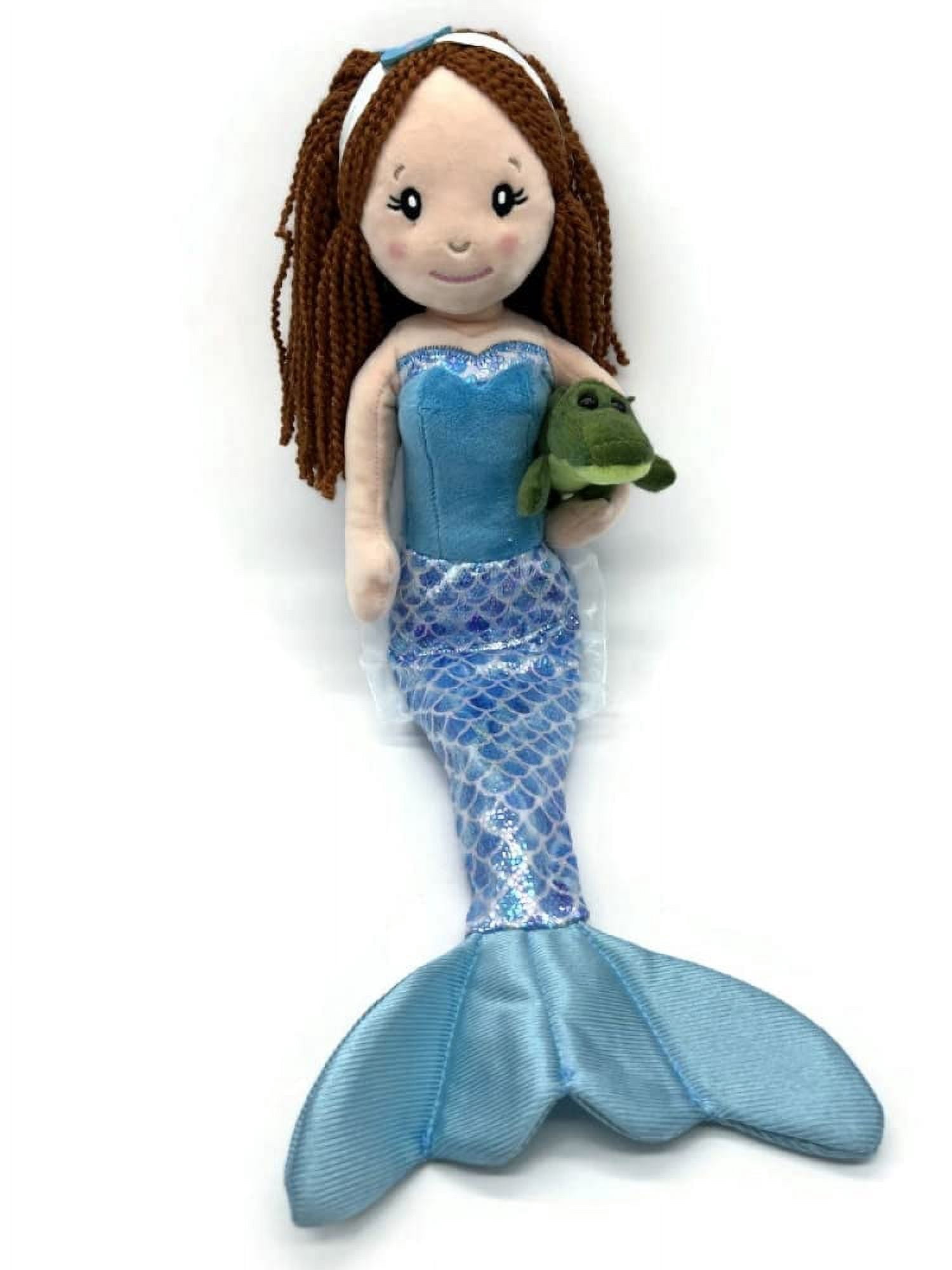 The Petting Zoo Mermaid Doll with Alligator Stuffed Animal- Great Gifts ...