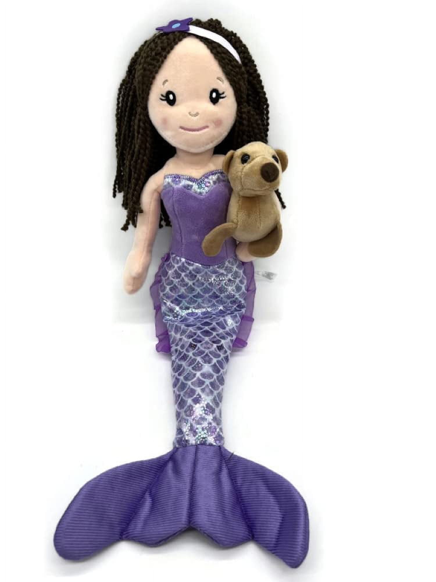 The Petting Zoo Mermaid Doll with Sea Lion Stuffed Animal- Great Gifts ...