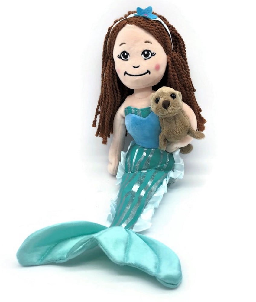 The Petting Zoo Mermaid Doll with Sea Lion Stuffed Animal- Great Gifts ...