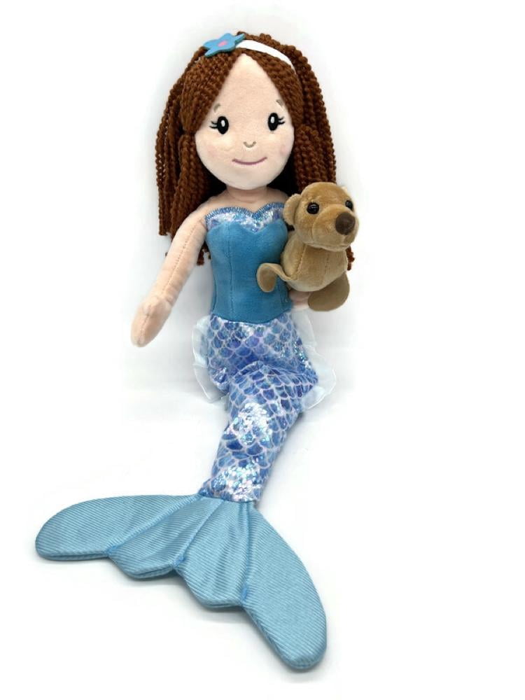 The Petting Zoo Mermaid Doll with Sea Lion Stuffed Animal- Great Gifts ...