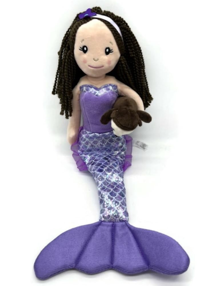 The Petting Zoo Mermaid Doll with Sea Otter Stuffed Animal- Great Gifts ...