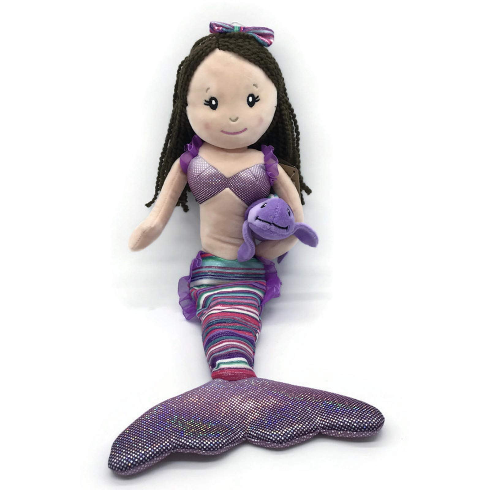 The Petting Zoo Mermaid Doll with Sea Turtle Stuffed Animal- Great ...