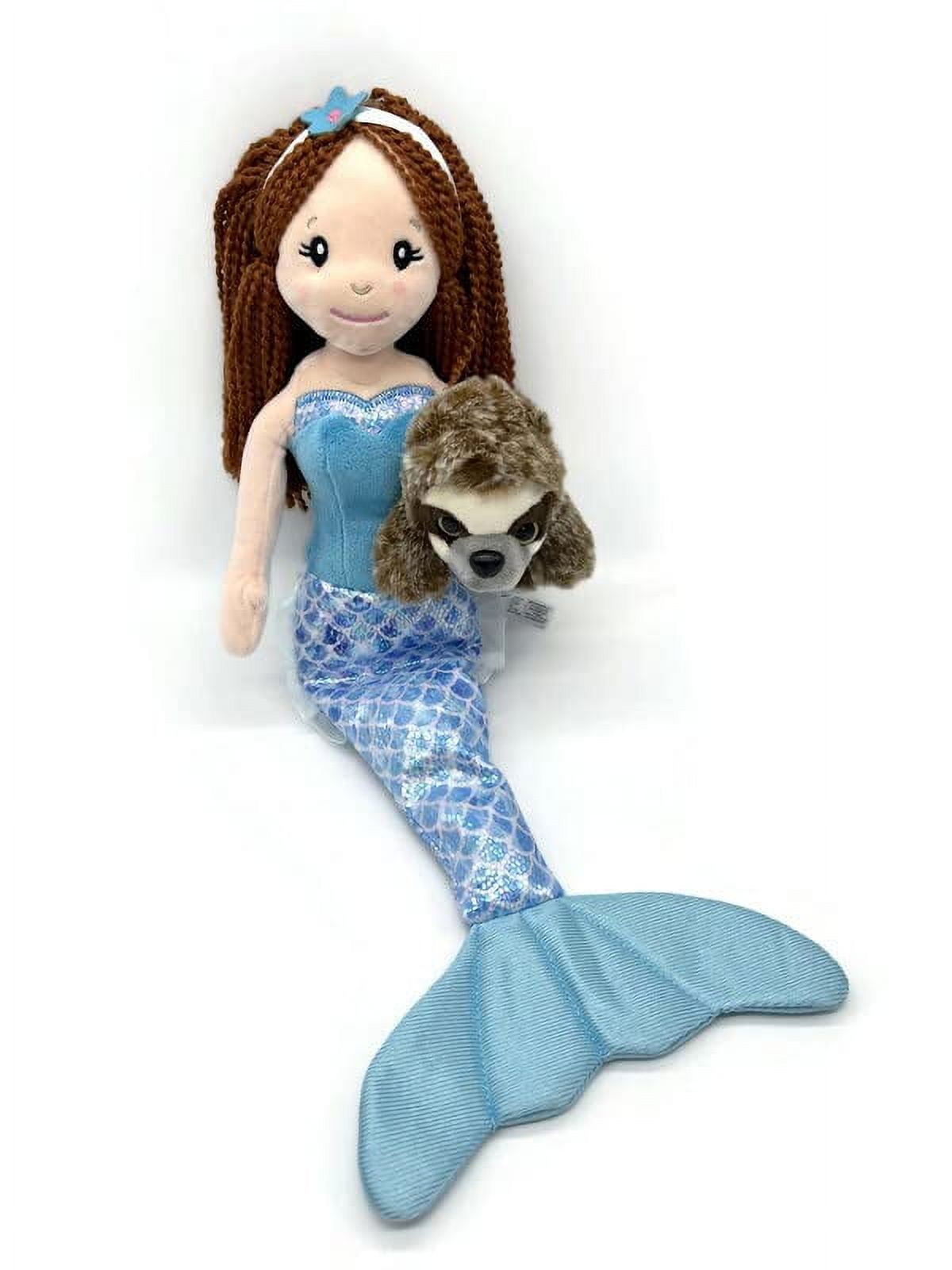 The Petting Zoo Mermaid Doll with Sloth Stuffed Animal- Great Gifts for ...