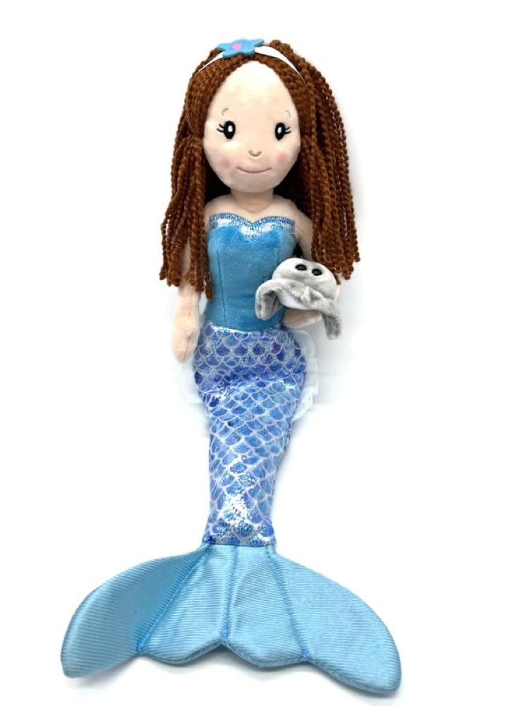 The Petting Zoo Mermaid Doll with Stingray Stuffed Animal- Great Gifts ...