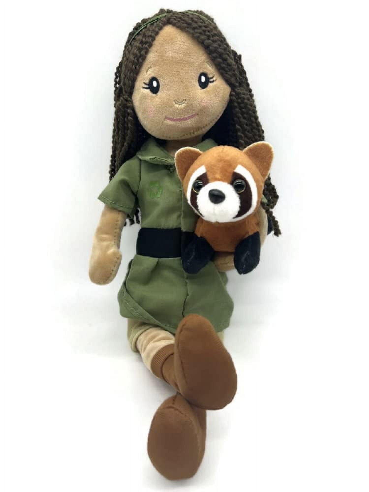 The Petting Zoo, Zookeeper Doll with Red Panda Stuffed Animal, Gifts ...