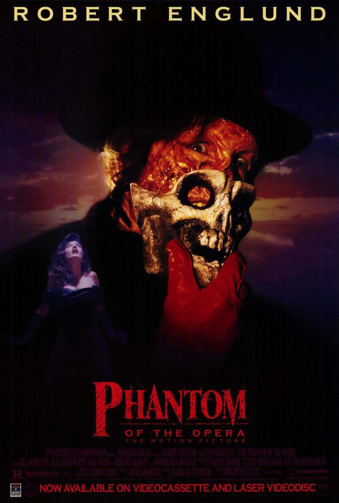 The Phantom of the Opera - movie POSTER (Style A) (27" x 40") (1989 ...