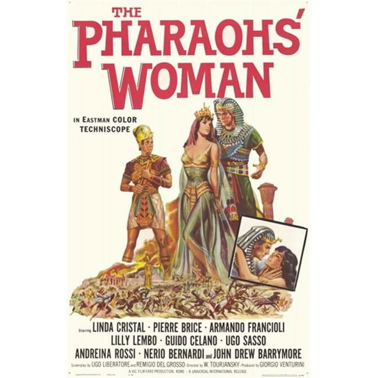 The Pharaohs Woman Movie Poster - 11 x 17 in. - Walmart.com