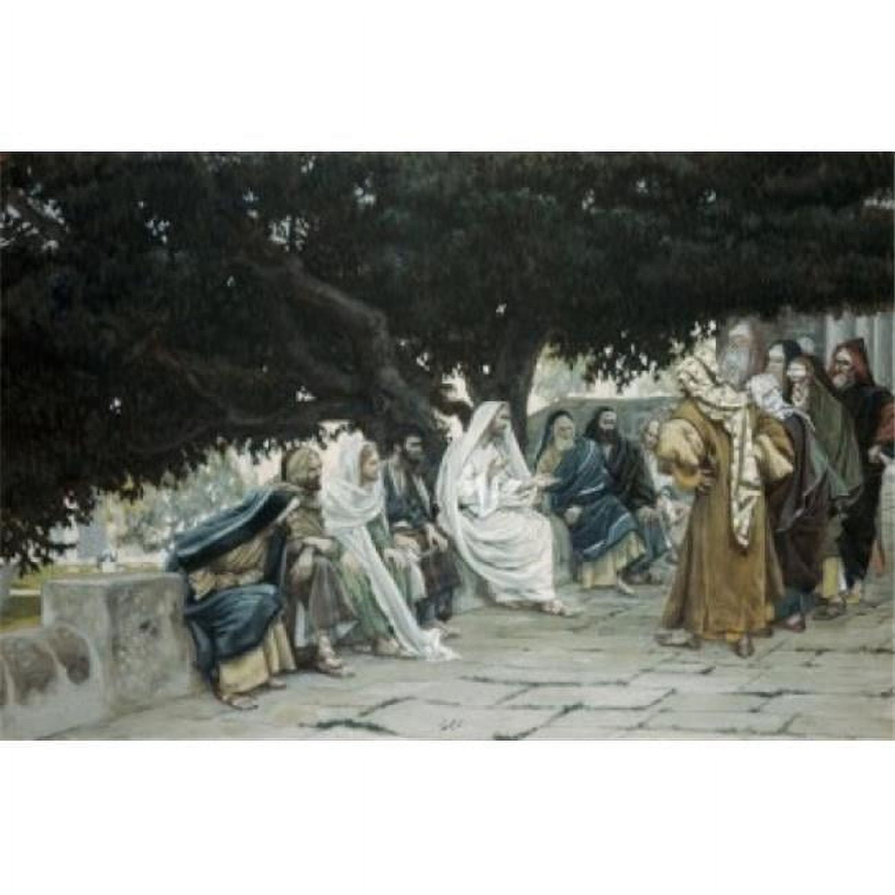 The Pharisees & Sadducees Come to Tempt Jesus James Tissot 1836-1902 ...