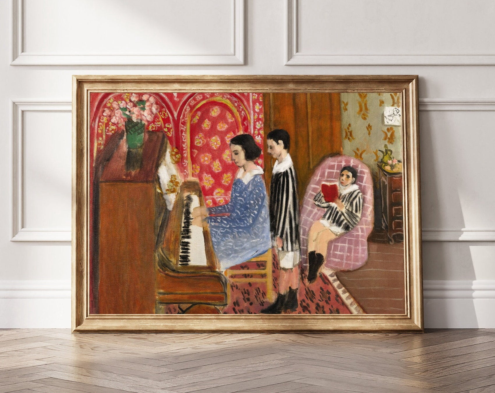 The Piano Lesson by Henri Matisse Poster, Henri Matisse Exhibition ...