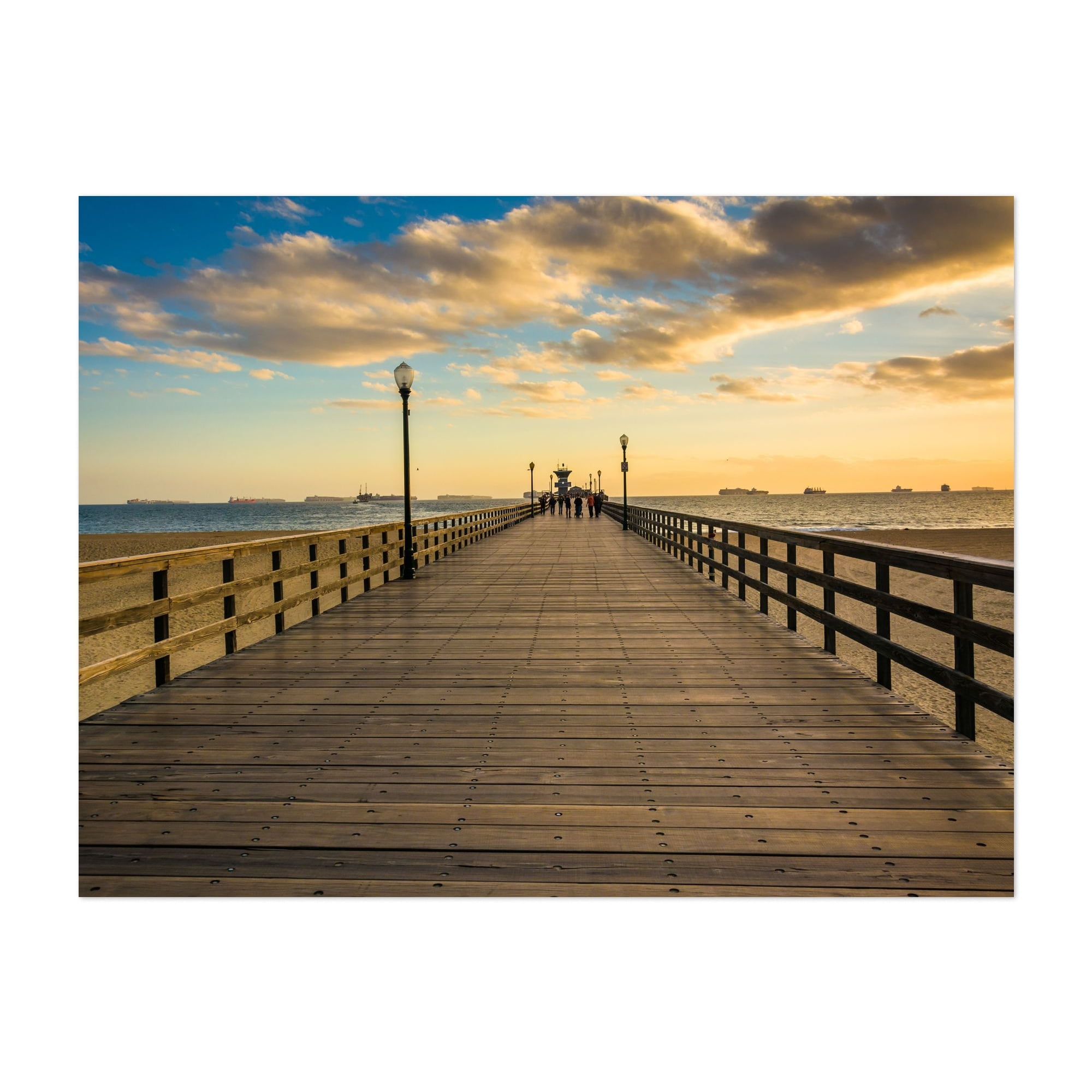 The Pier in Seal Beach - Seal Beach California Photography Boardwalk ...