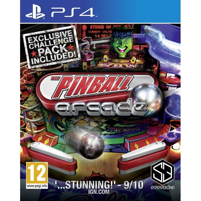 The Pinball Arcade PS4 HD - 22 Classic Pinball Tables, Sony PlayStation ...
