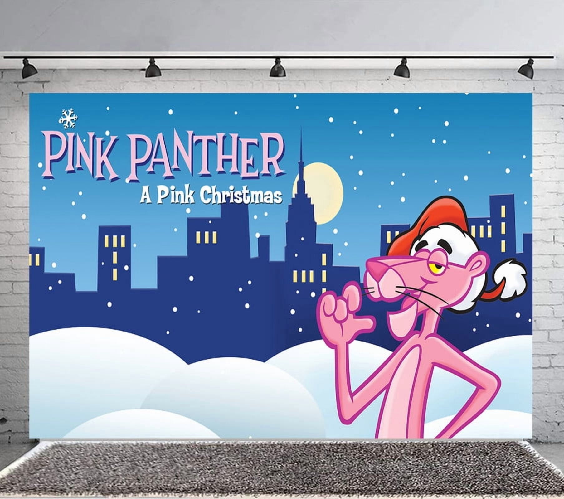 The Pink Panther Backdrop Banner Party Supplies Poster Movie Theme ...