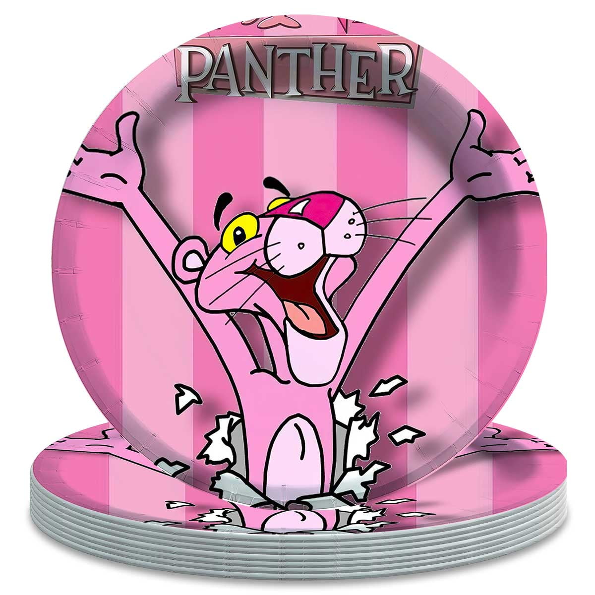 The Pink Panther Paper Plates Birthday Decorations Party Supplies ...