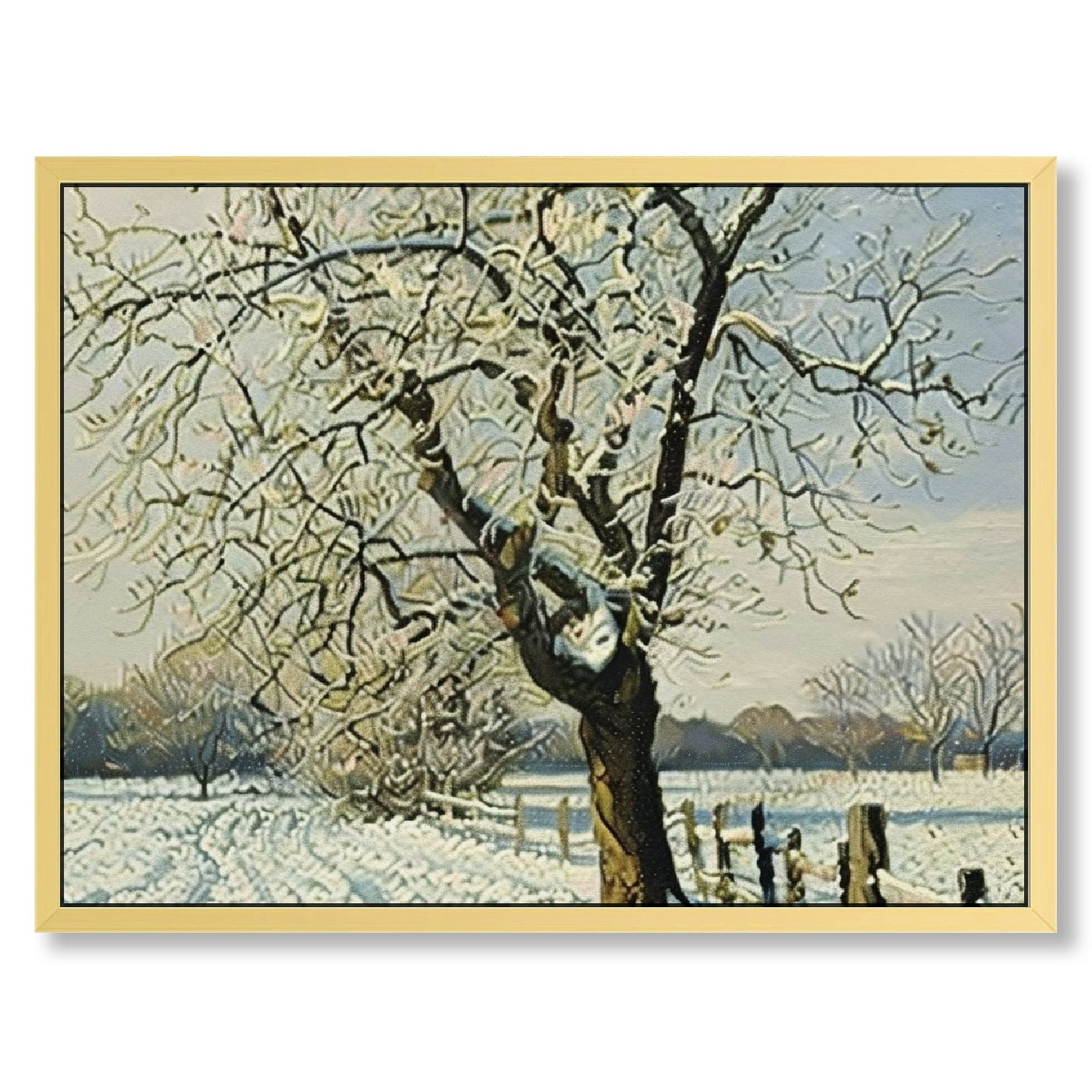 The Pink Peach Tree by Van Gogh Famous Oil Paintings Reproduction Large ...