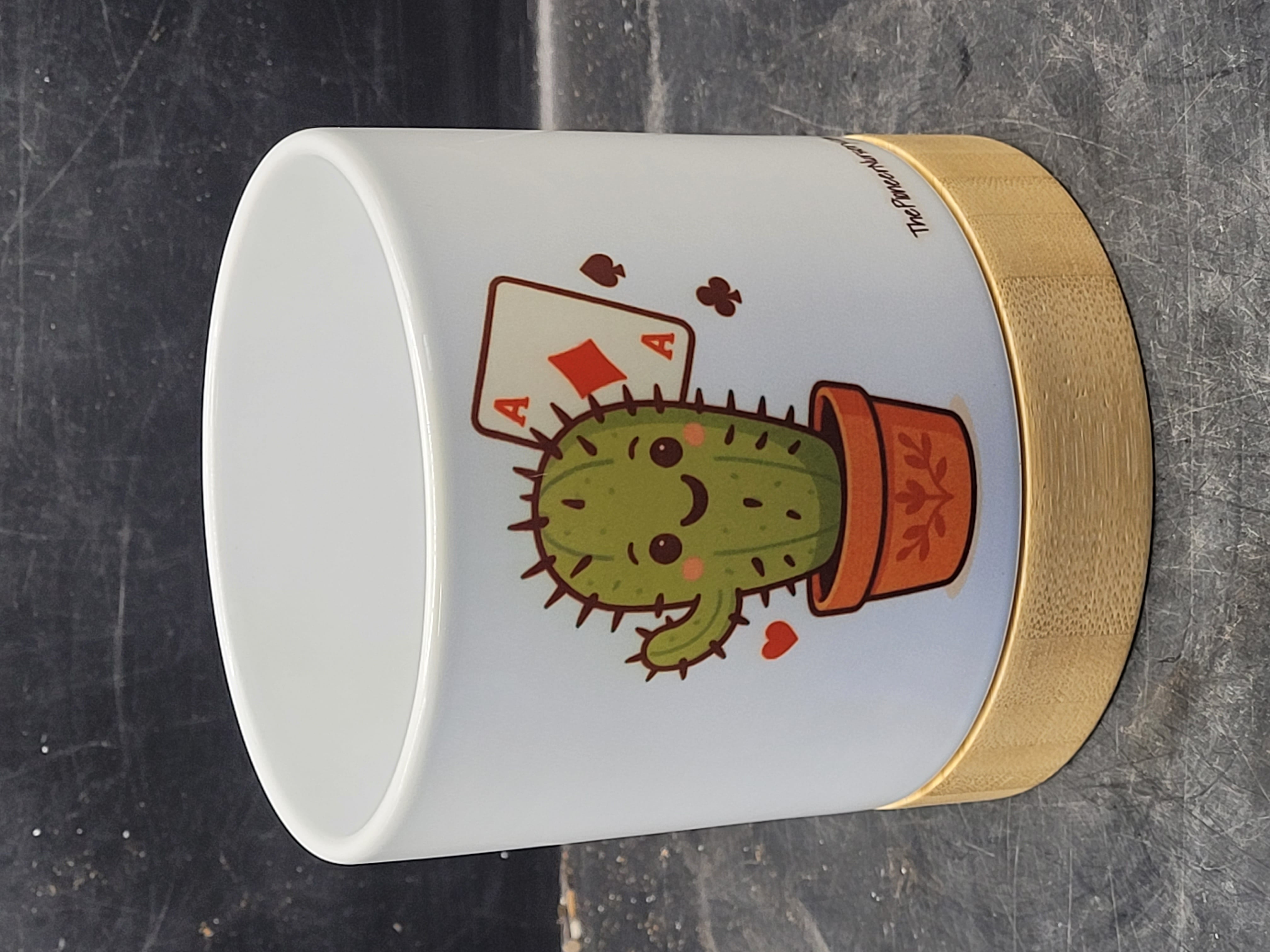 The Pioneer Nursery 4” Ceramic Planter Pot –Ace of Diamonds Poker ...