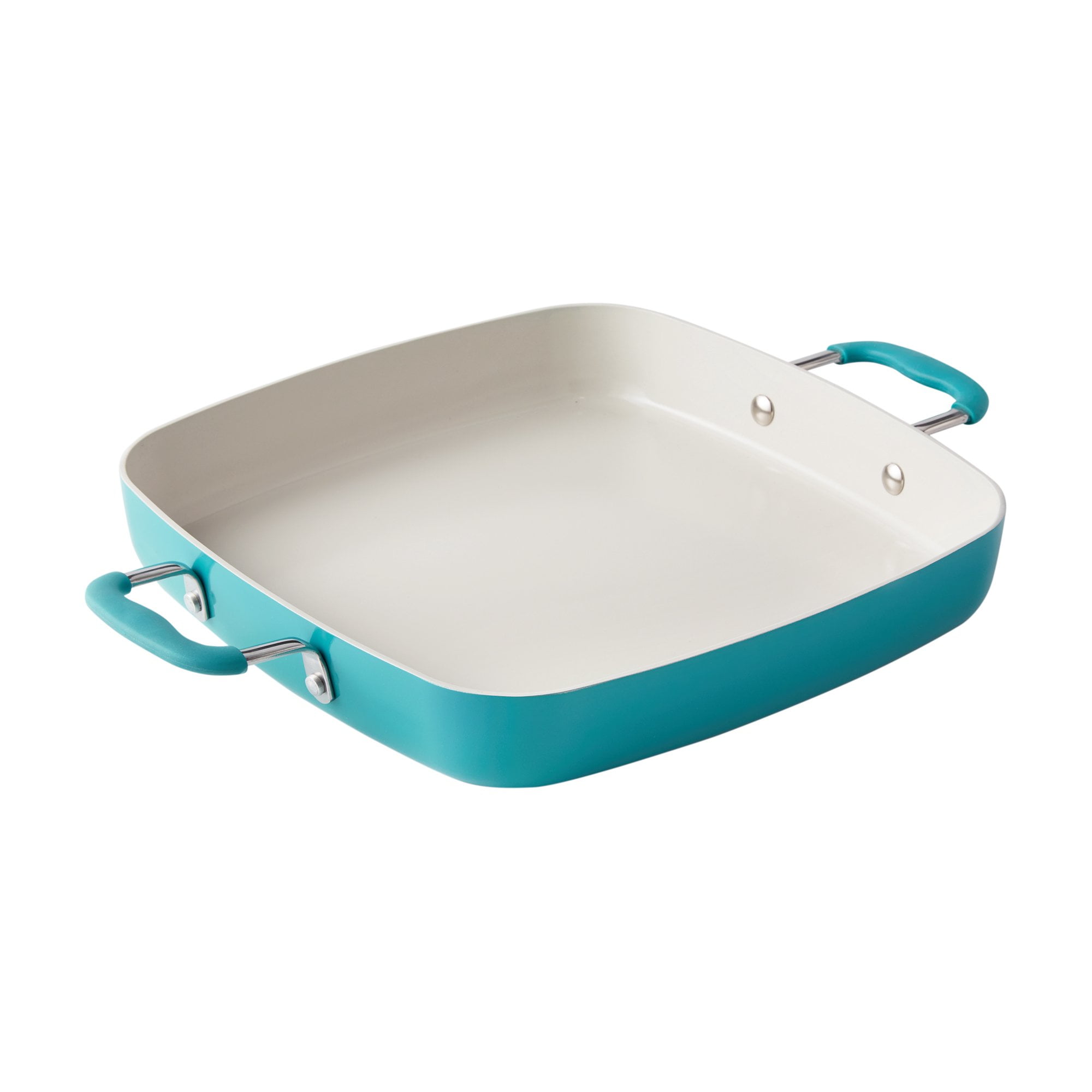 The Pioneer Woman 12-Inch Ceramic Sear & Bake Pan, Teal - Walmart.com