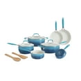 Free Shipping! The Pioneer Woman 12-Piece Ceramic Cookware Set with ...