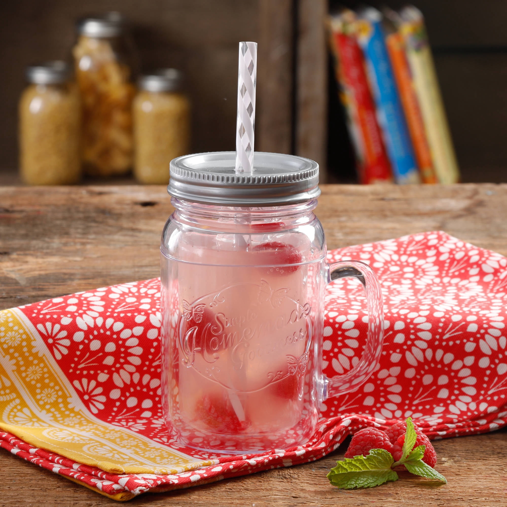 The Pioneer Woman 16 Ounce Simple Homemade Goodness Double Wall Mason ...