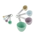 The Pioneer Woman 8-Piece Plastic Measuring Cup and Spoon Set ...