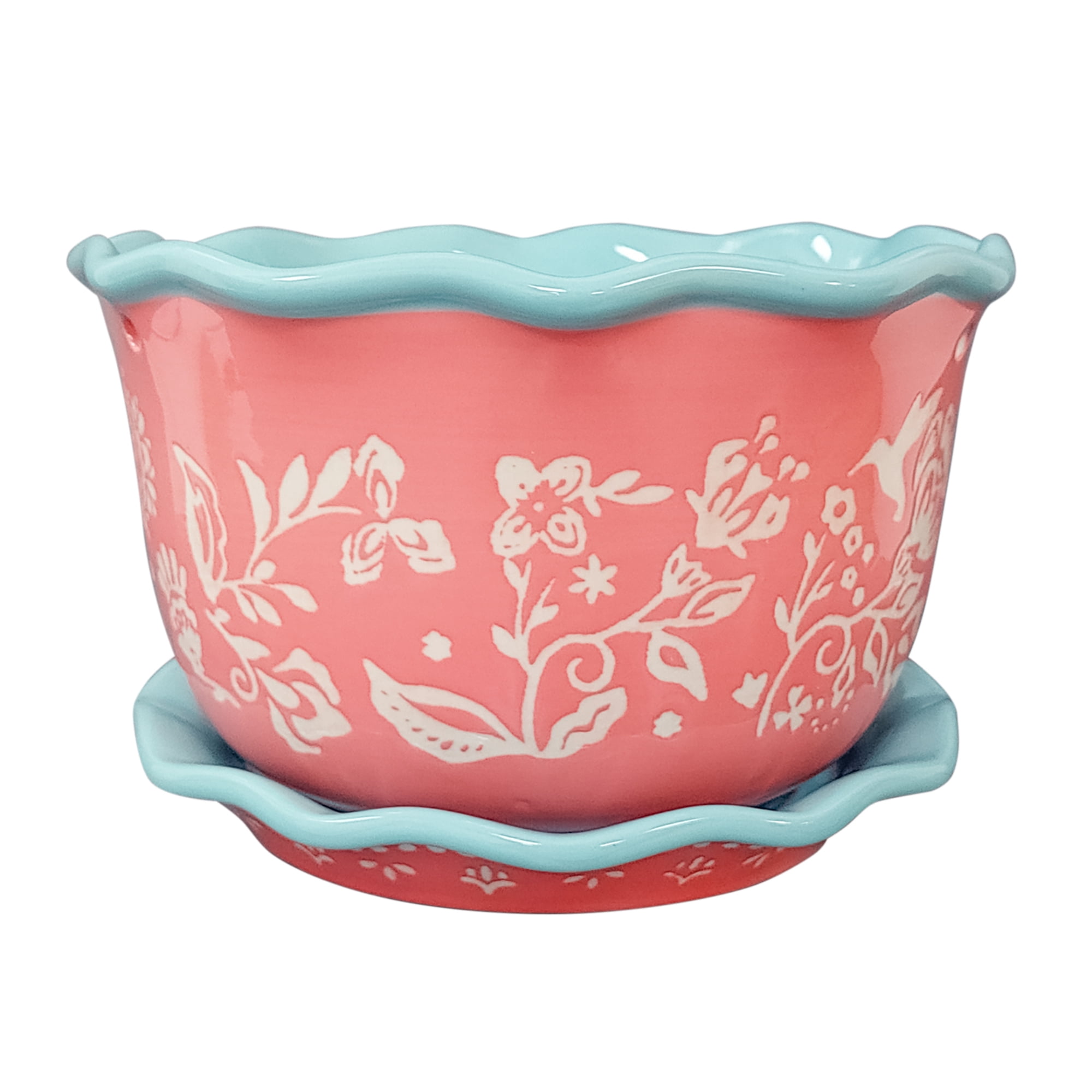 The Pioneer Woman Besty Hanging 8 inch Planter with Saucer - Walmart.com