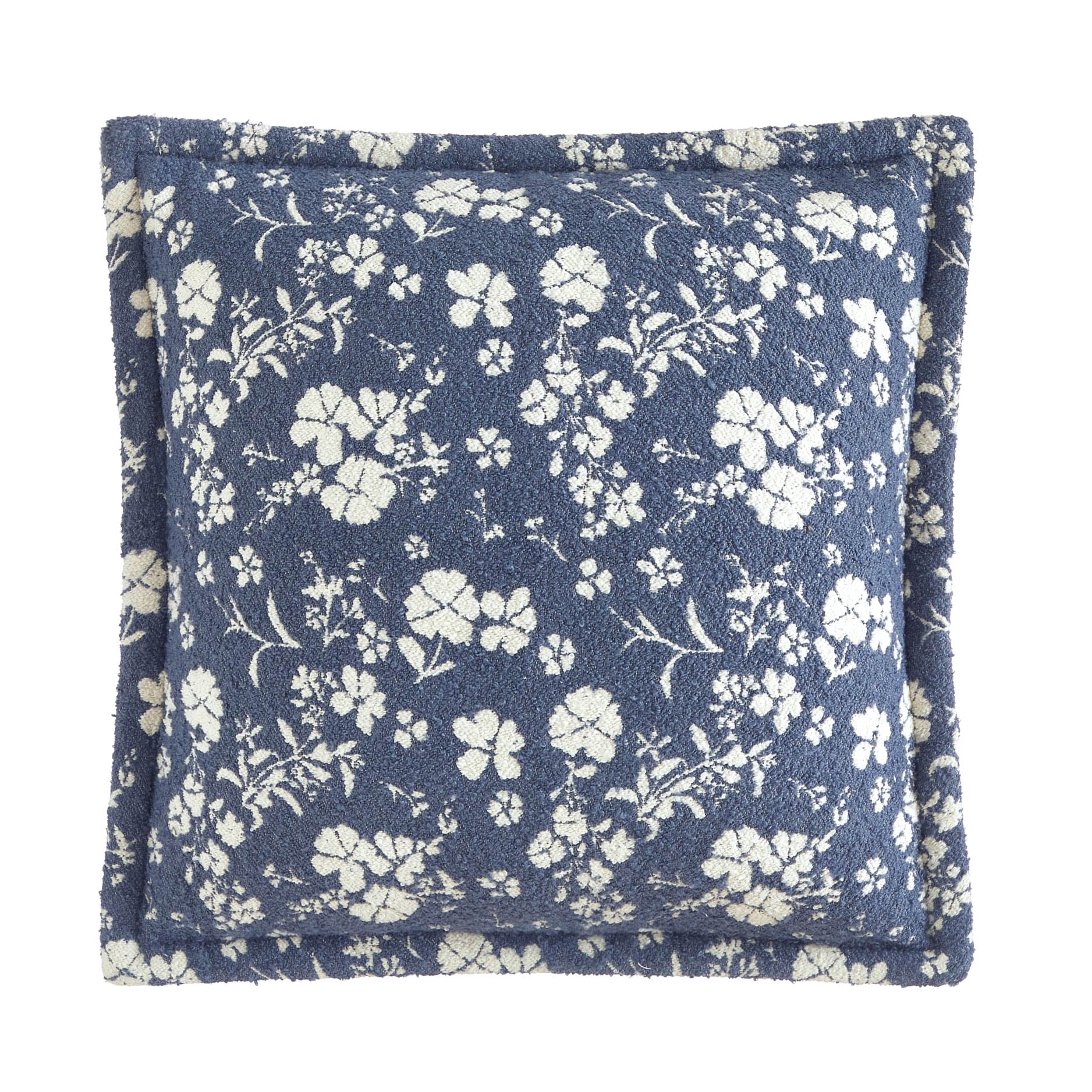 The Pioneer Woman Blue Daisy Boucle Decorative Pillow, 20" x 20 ...