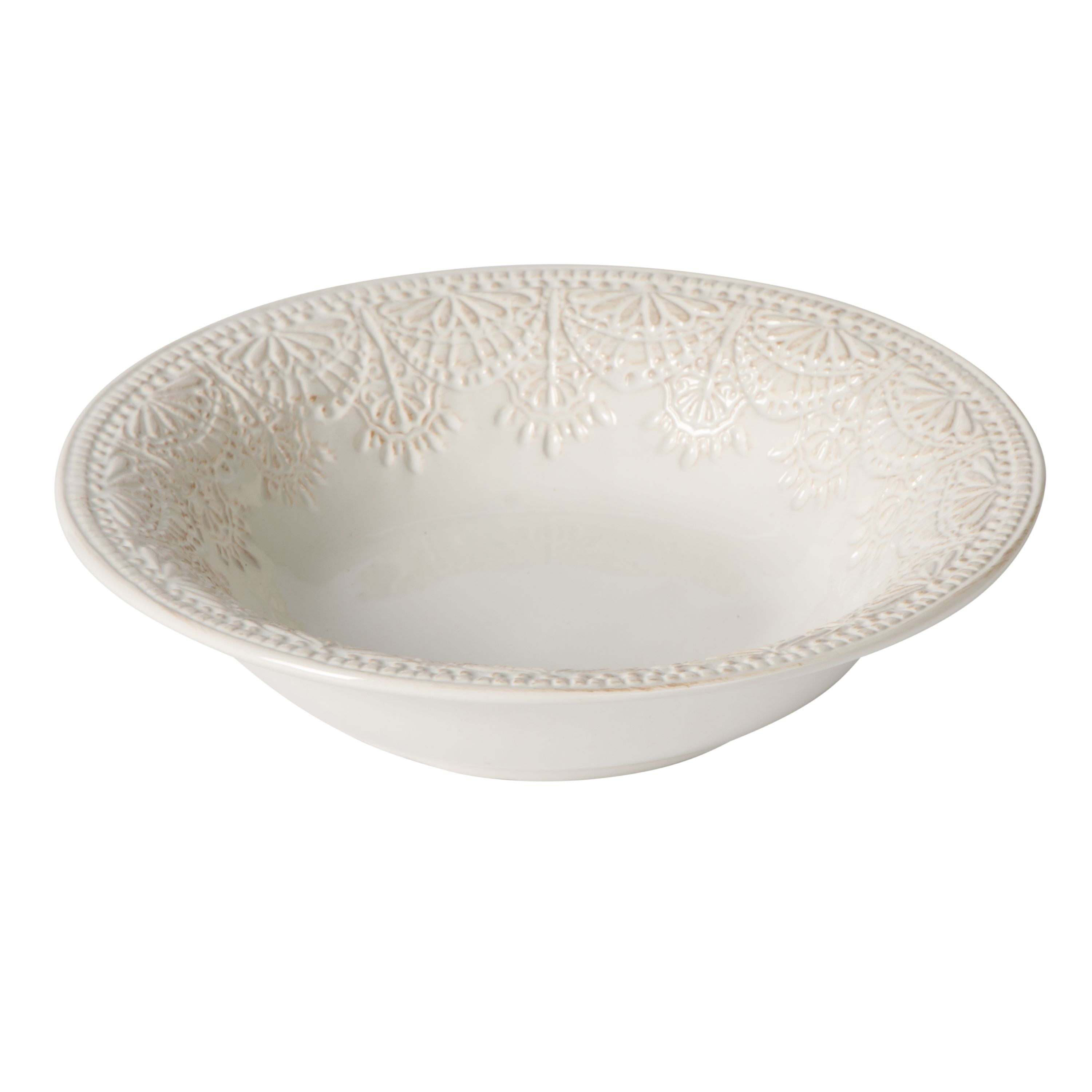 The Pioneer Woman Vintage Lace Stoneware Bowl 8 inch Dishwasher Safe ...