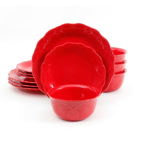 Yellowstone Dutton 12-Piece Reactive Ceramic Dinnerware Set - Walmart.com