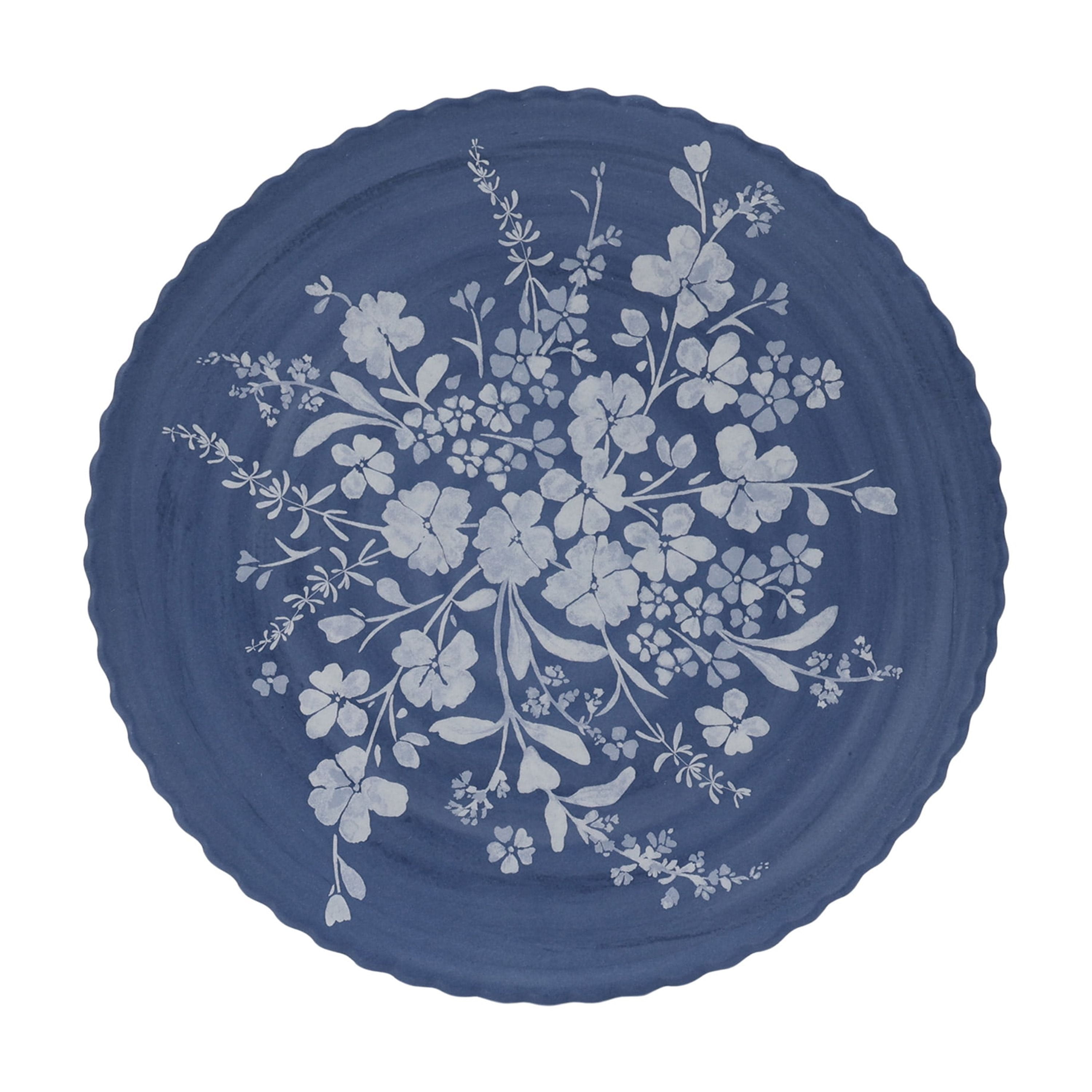 The Pioneer Woman Daisy Bamboo Melamine Salad Plate, Blue - Walmart.com