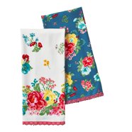 Mainstays Printed Cotton Kitchen Towel, 15"W x 25"L, Meadow Floral, 1 ...