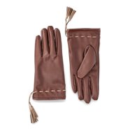 The Pioneer Woman Faux Leather Winter Gloves with Buckle, Size S/M, Tan - Walmart.com