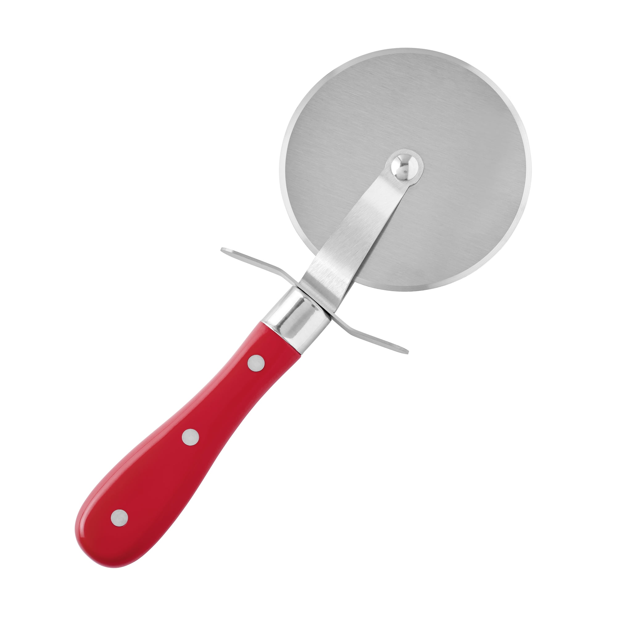 The Pioneer Woman Frontier Collection Stainless Steel Pizza Cutter, Red ...