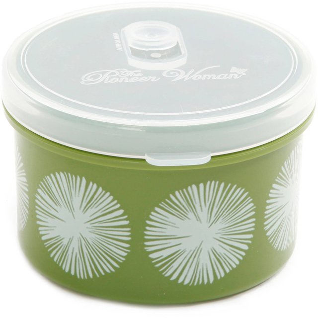 The Pioneer Woman Happiness 13 oz Round Container, Multiple Colors ...