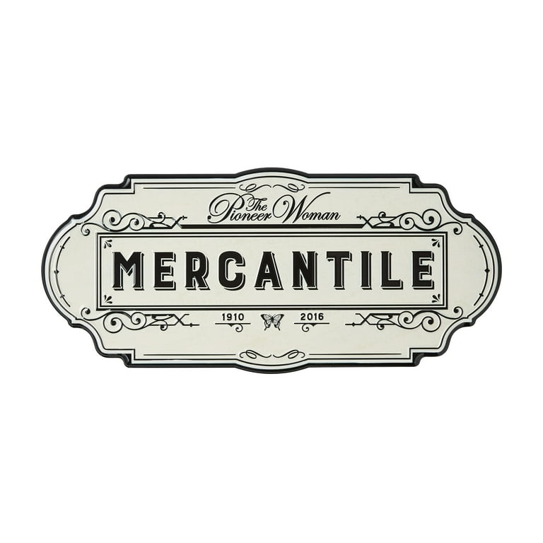 Antique Mercantile Sign