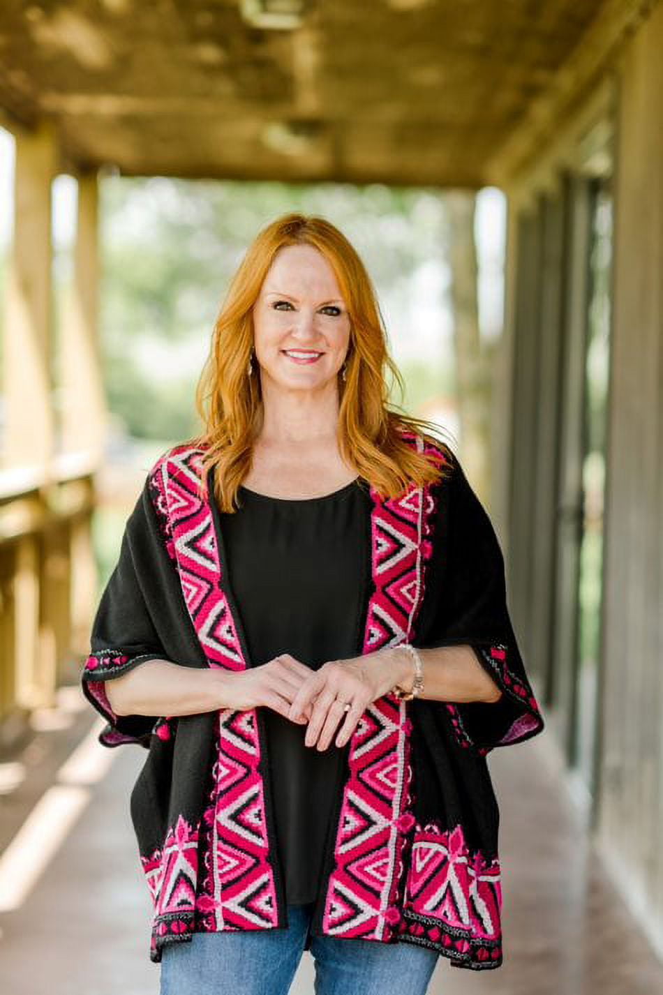 The Pioneer Woman Open-Front Ruana Sweater - Walmart.com