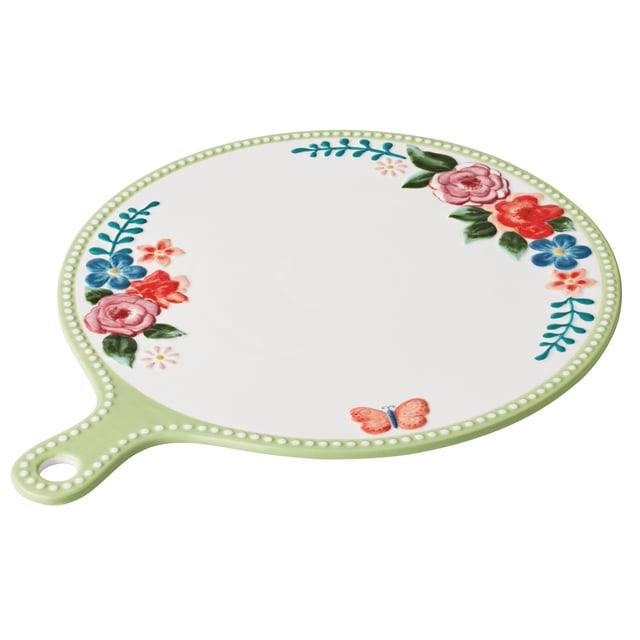 The Pioneer Woman Painted Meadow Ceramic Serving Board - Walmart.com