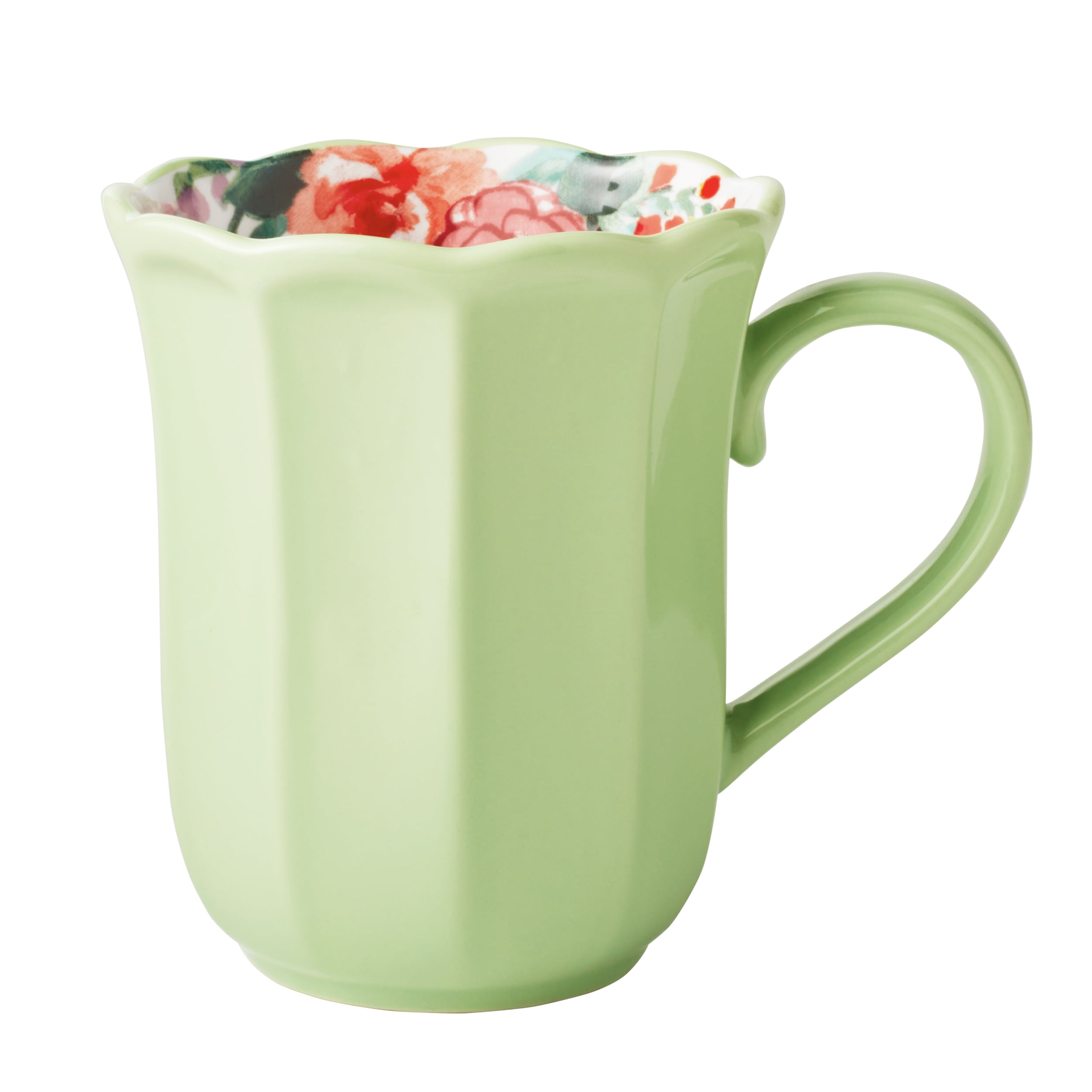 The Pioneer Woman Ceramic Mug 15 oz Floral Stoneware Dishwasher ...