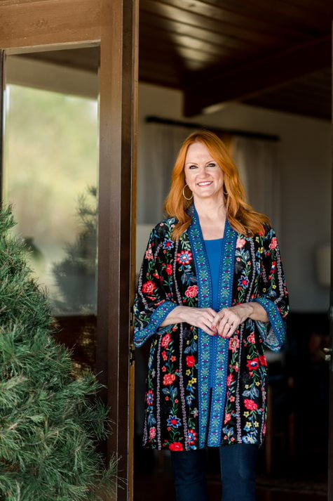 The Pioneer Woman Printed Velvet Ruana - Walmart.com